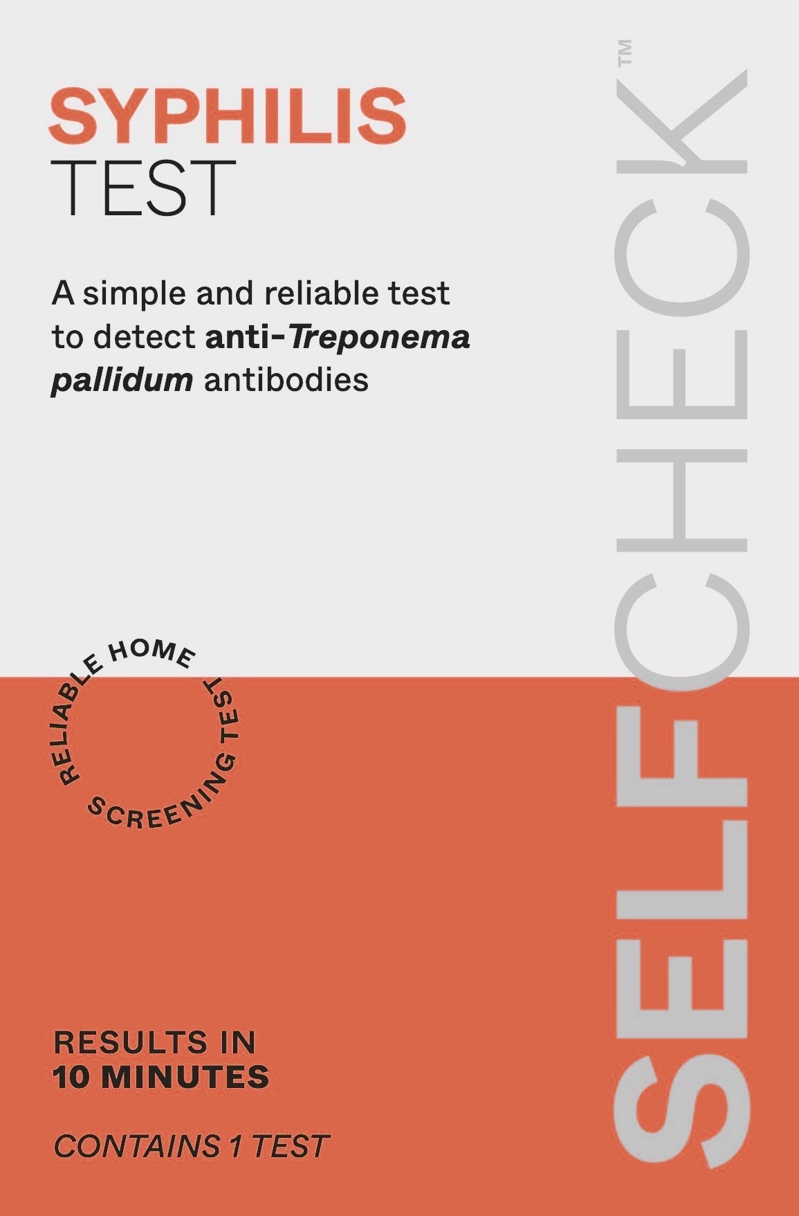 Self Check Syphilis Test – David Hart Santo Trade