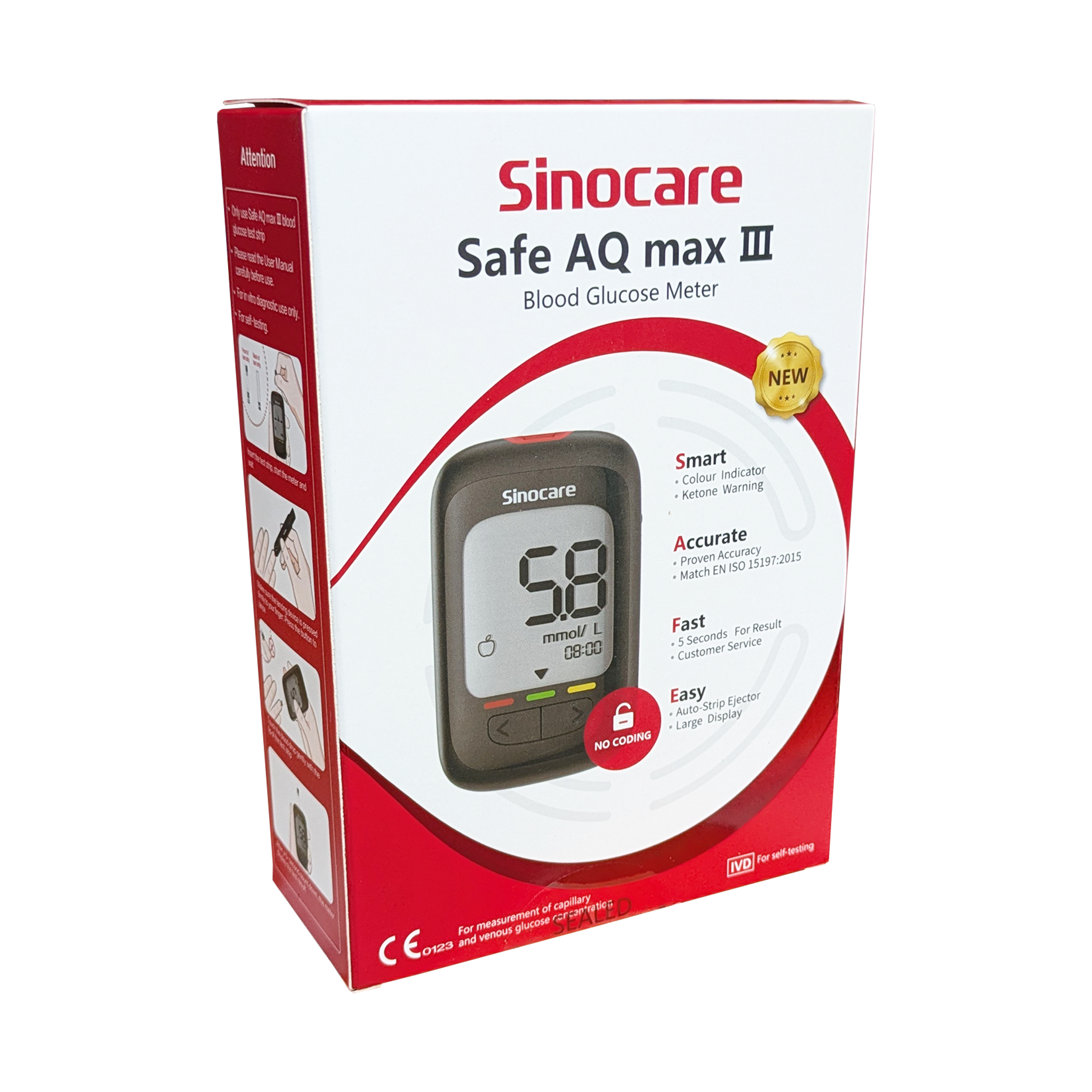 Sinocare Safe AQ max III - Glucose Monitor – David Hart Santo Trade