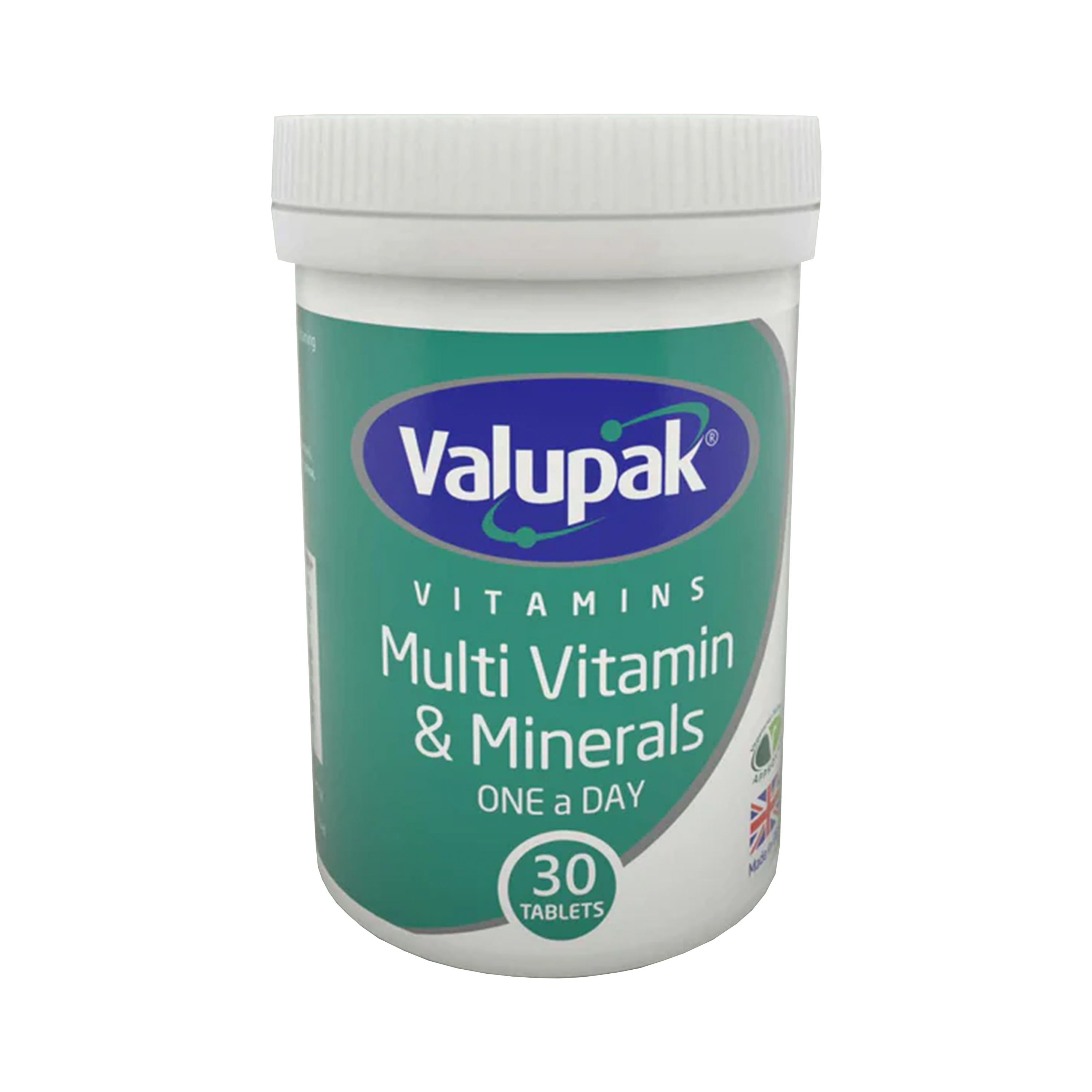 Valupak Multivitamin & Minerals Tablet 30 – David Hart Santo Trade